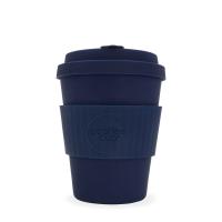 China Antibacterial Bamboo Fiber Coffee Cup 400ml Biodegradable Coffee Cups With Lids for sale