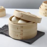 China High Refreshment Wooden Cooking Utensils 15cm 26cm 30cm Bamboo Steamer Cover for sale