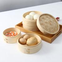 China High Refreshment Wooden Cooking Utensils 15cm 26cm 30cm Bamboo Steamer Cover for sale