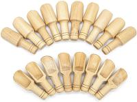 China Traditional Mini Wooden Scoop Spoon Unpainted For Bath Salts for sale