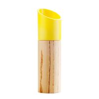 China Manual Coarse Sea Salt Grinder Creative Wooden Pepper Powder Grinder for sale