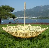 China Sunshade Lace Wedding Parasol Umbrella 42cm Decorative Multicolor for sale