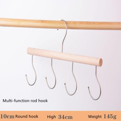 China Beech S Hook Coat Rack Hanger 10CM 15CM For Scarf Clothes Trouser for sale