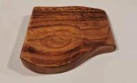 China Multipurpose Rectangular Wooden Plate 25cm Fashion Fruit Snack Dish Tray for sale