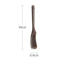 China Polished Shovel Spoon And Fork Set Household Log Black Walnut Kitchen Utensils for sale