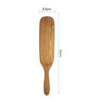 China Four Piece Kitchen Wooden Utensils Durable Salad Mixing Teak Wooden Spatula for sale
