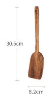 China 7pcs Acacia Teak Wood Cooking Utensils Wooden Spoon And Fork Set for sale