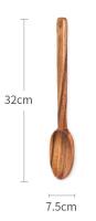 China 7pcs Acacia Teak Wood Cooking Utensils Wooden Spoon And Fork Set for sale