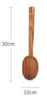 China 7pcs Acacia Teak Wood Cooking Utensils Wooden Spoon And Fork Set for sale