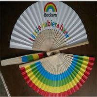 China Handmade Foldable Hand Fans Wedding Gift Double Sided Custom Bamboo Fans for sale