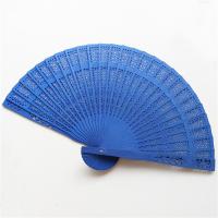 China Personalized Foldable Hand Fans Custom Colorful Sandalwood Folding Hand Fan for sale
