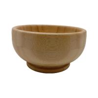 China Fruits Salad Serving Bamboo Wood Salad Bowls Natural Organic for sale