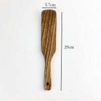 China 34.5cm Lengthened Kitchen Wooden Utensils Four Piece Teak Cooking Utensils for sale