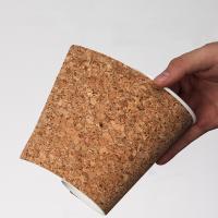 China Cork Take Away Paper Cup 420ml 500ml Commercial Kraft Paper Coffee Cup for sale