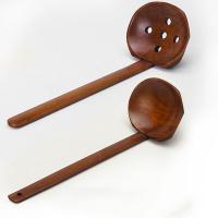 China Korean Wooden Cooking Utensils Hot Pot Tortoise Shell Colander Strainer Spoon for sale