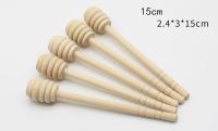 China Customized Wooden Honey Stir Sticks Household Milk Tea Coffee Stirring Stick for sale