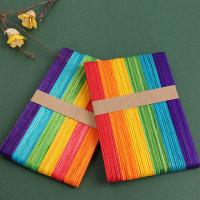 China Multi Size Handmade Wooden Ice Cream Sticks For Hand DIY Craft for sale