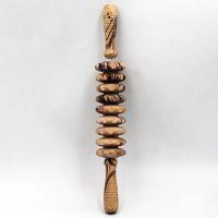 China Polishing Wooden Wheel Massage Roller Equipment 36cm For Back for sale
