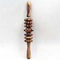China Polishing Wooden Wheel Massage Roller Equipment 36cm For Back for sale