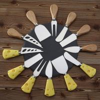 China Stainless Steel Wood Handle Cheese Knives Modern Butter Steak Knife And Fork Set for sale