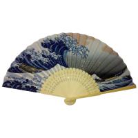 China Bamboo Customized Hand Fans Print Fabric Ladies Fan Small Fan for sale