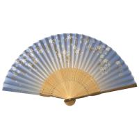 China Bamboo Customized Hand Fans Print Fabric Ladies Fan Small Fan for sale