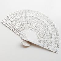 China Lacquered Colorful Sandalwood Hand Fan for Wedding Favors Guests Custom Souvenir for sale