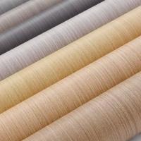 China Tech Wood Grain PVC Decorative Film 50m x 4ft Waterproof Self Adhesive Furniture Wrap for sale