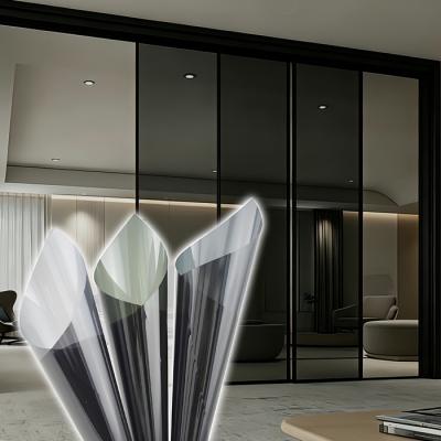 China PET Clear Safety Glass Film Shatterproof Protection Heat Insulation 0.1mm Thick for Home Office for sale