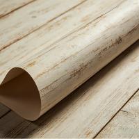 China Distressed White Pine PVC Decorative Film 1220mm Self-Adhesive Vintage Furniture Refinishing Wrap for sale