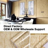 China 0.10-0.18mm Thickness Marble Vinyl Wrap PVC Decorative Film for Kitchen Worktop for sale