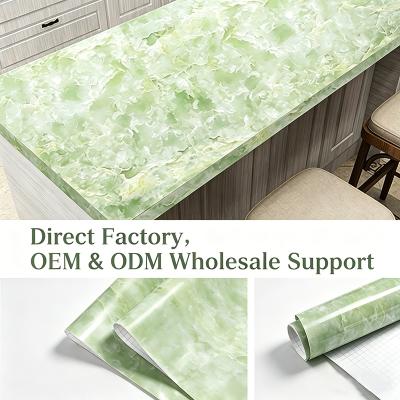 China Natural Texture PVC Decorative Film Self Adhesive Surface Wrap 0.10-0.50mm 1260mm for sale