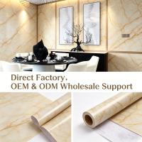 China Natural Texture PVC Decorative Film Self Adhesive Surface Wrap 0.10-0.50mm 1260mm for sale