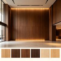 China Dark Wood Grain PVC Architectural Film 0.16mm Heavy Duty Hospitality Remodeling Wrap for sale