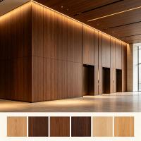 China Dark Wood Grain PVC Architectural Film 0.16mm Heavy Duty Hospitality Remodeling Wrap for sale