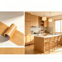 China Digital Print Self Adhesive PVC Countertop Film Eco Friendly Customized Length 0.2mm to 0.5mm Thickness for sale