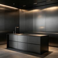 China Anti Peeling Brushed Metallic PVC Decorative Film Foil 0.12mm 0.20mm for Cabinets Furniture Surface for sale