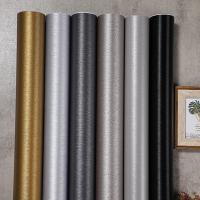 China Brushed Finish Metallic PVC Film 0.12mm-0.60mm Decorative Foil for Premium Cabinet Doors for sale