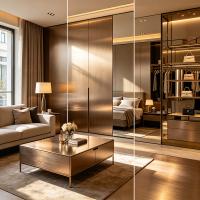 China Brushed Metallic PVC Foil Furniture Film 0.25-0.50mm for High End Cabinetry for sale