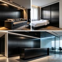 China Industrial Brushed Metallic Self Adhesive PVC Film 0.12mm 1220mm for Surface Renovation for sale