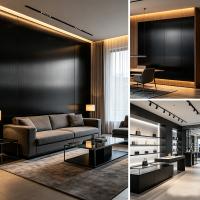 China Brushed Metal Vinyl Film Roll 100m to 500m for Furniture Decoration for sale