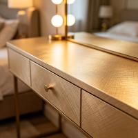 China Custom Length PVC Brushed Metallic Vinyl Wrap 0.05-0.50mm for Cabinet Furniture Lamination for sale