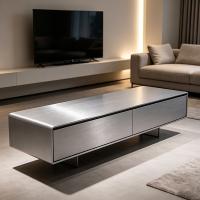 China Metallic PVC Film Brushed Surface Foil Roll 1260mm Width 0.15mm Thickness for Furniture Decoration for sale