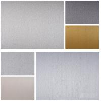 China Anti Fingerprint PVC Brushed Metallic Vinyl Wrap 0.05-0.50mm for Furniture Lamination for sale