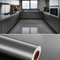 China Anti Fingerprint PVC Brushed Metallic Vinyl Wrap 0.05-0.50mm for Furniture Lamination for sale