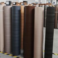 China Anti Scratch Matte Wood Grain PVC Film Roll 0.20mm 1260mm for Particle Board Lamination for sale