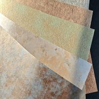 China Rustic Patina Copper Tone PVC Decorative Film 3D Textured Furniture Foil 0.20-0.50mm for sale