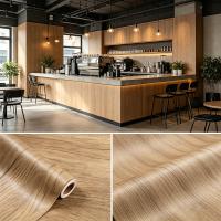 China Light Natural Wood Grain PVC Decorative Film 0.15mm-0.5mm for Furniture Cabinet Refinishing for sale