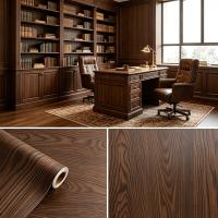 China PVC Decorative Foil for Surface Surfacing, High Fidelity Wood Texture Furniture Foil 0.15-0.50mm for sale