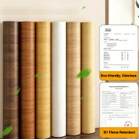 China Wear Proof Anti Scratch Wood Grain PVC Foil 0.20mm 50m Per Roll for Furniture for sale